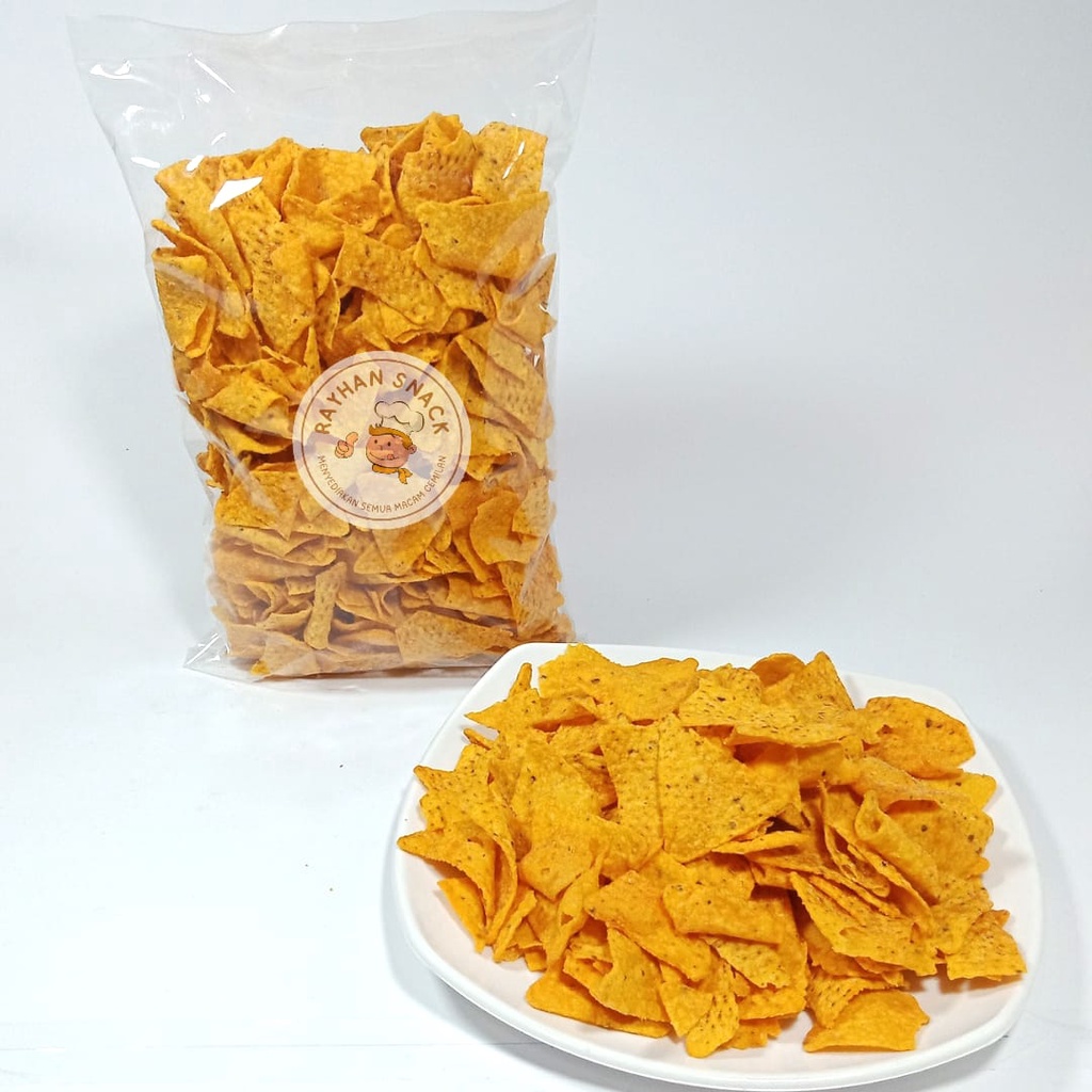 Jual Tortilla Kripik Jagung Merek TES Snack Kiloan Keripik Tortila ...