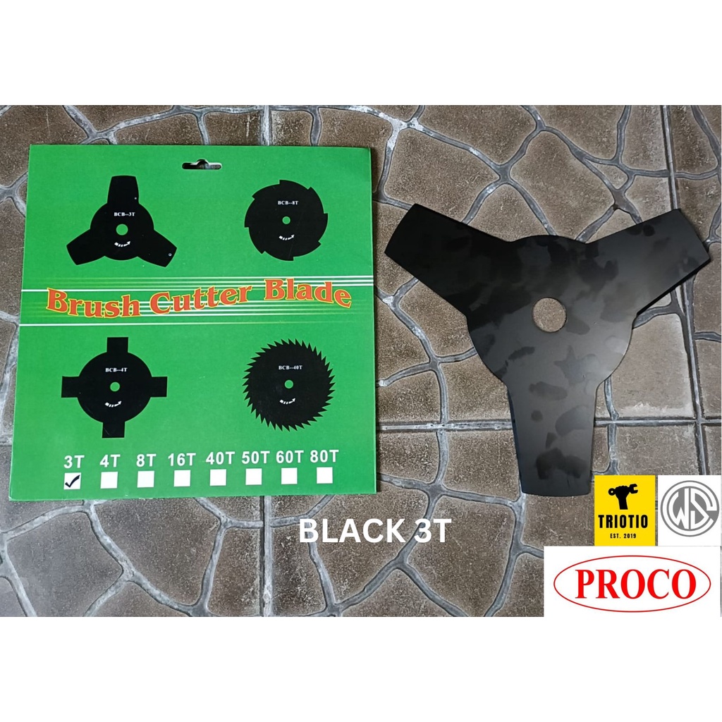 Jual PISAU POTONG RUMPUT BULAT MATA PISAU BLACK CIRCULAR SAW BLADE 3T ...