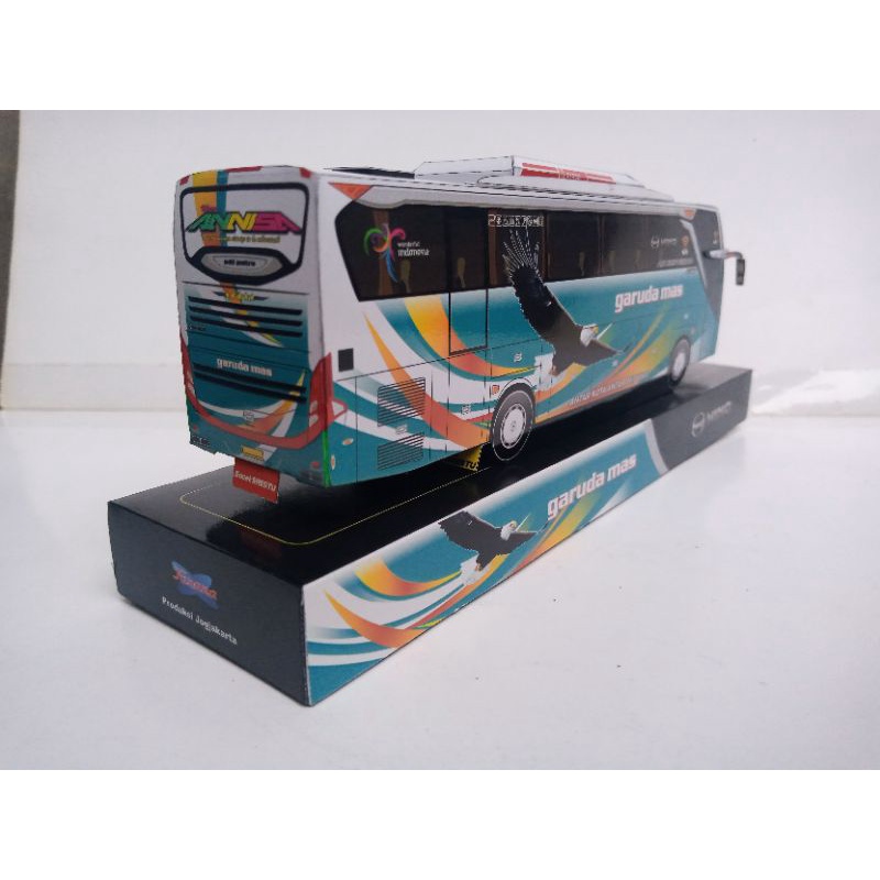 Jual MINIATUR BIS BUS GARUDA MAS PAPERCRAFT PAPERBUS JETBUS3 ADI PUTRO ...