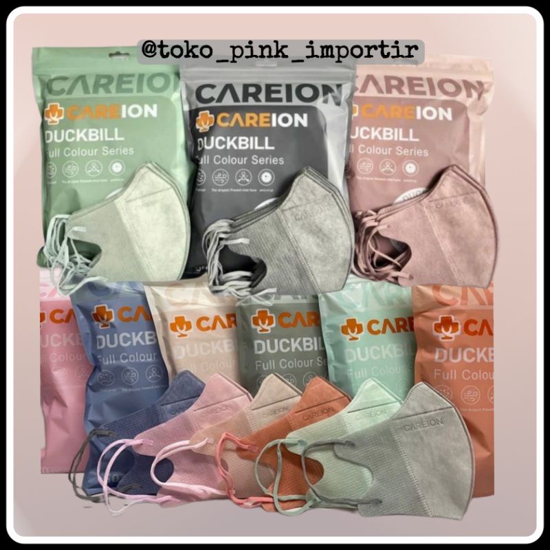 Jual CAREION | Masker Duckbill Careion Embos Full Colour Series Warna ...