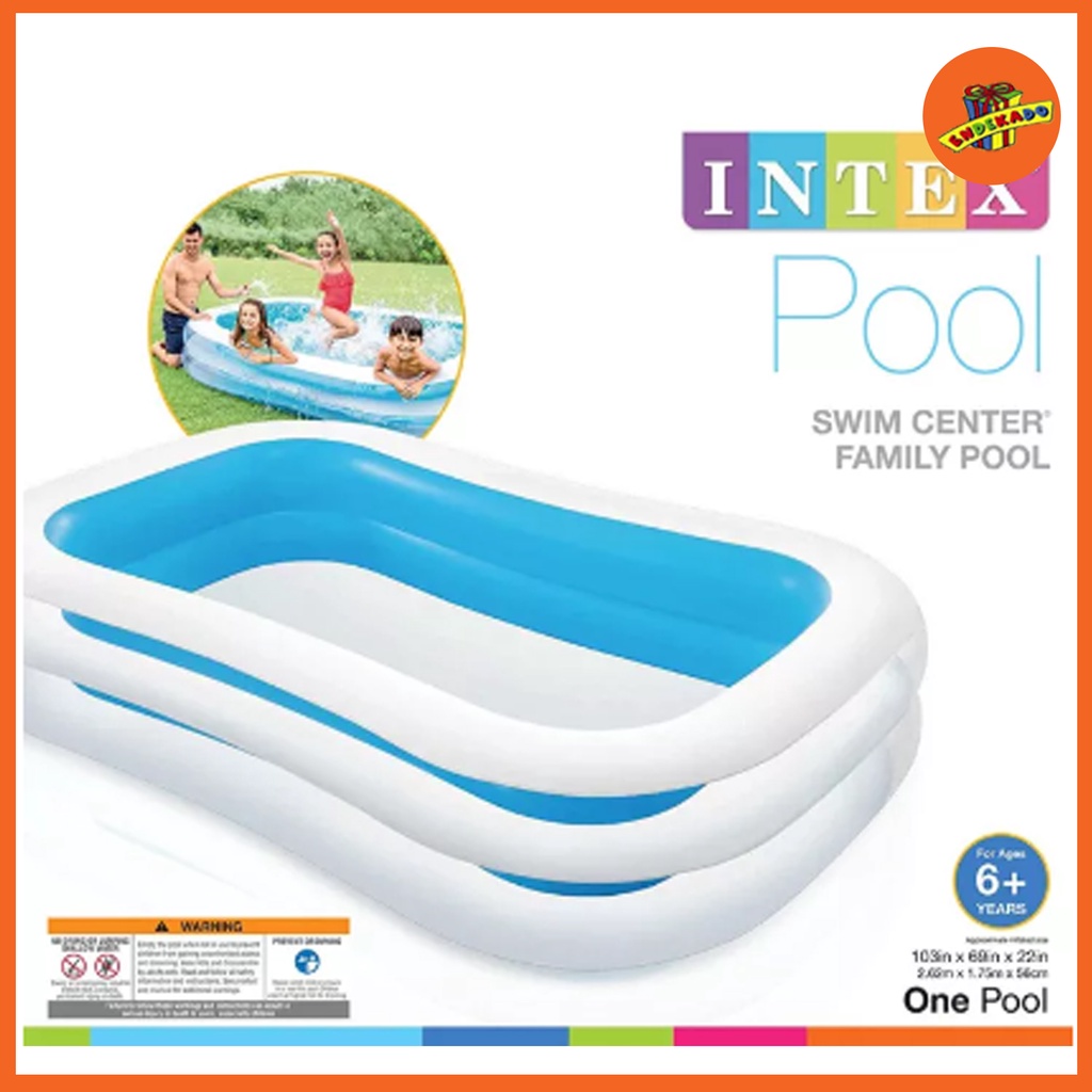 Jual INTEX Swim Center Family Pool 56483 - Kolam Renang Karet Jumbo ...