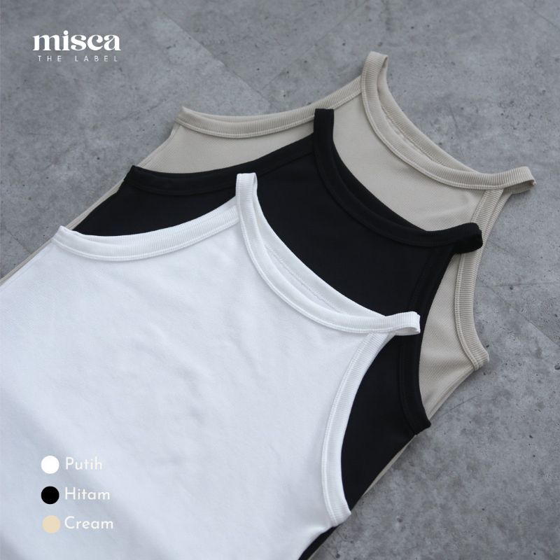 Jual Misca Knit Tanktop Halter Neck | Shopee Indonesia