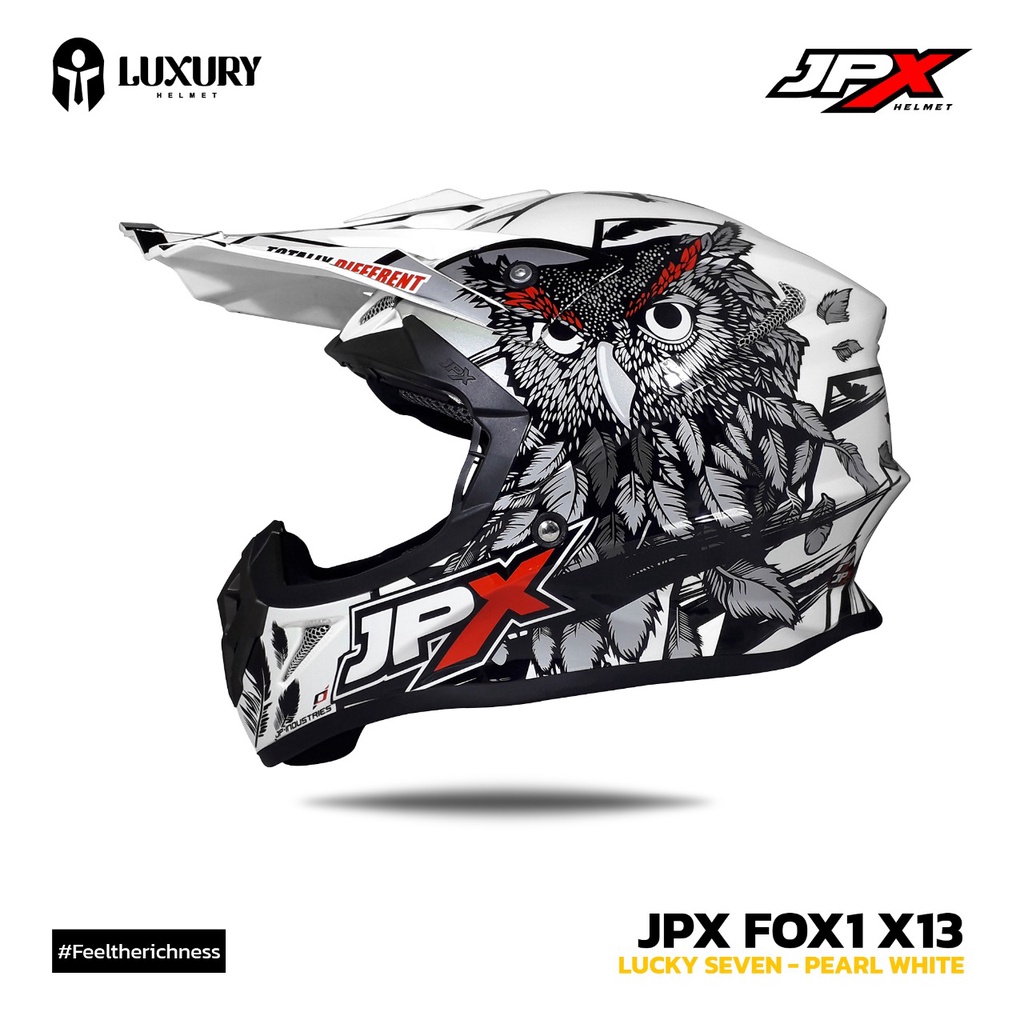 Jual Helm Keren - Helm JPX FOX1 - X13 - LUCKY SEVEN - Helm FullFace ...