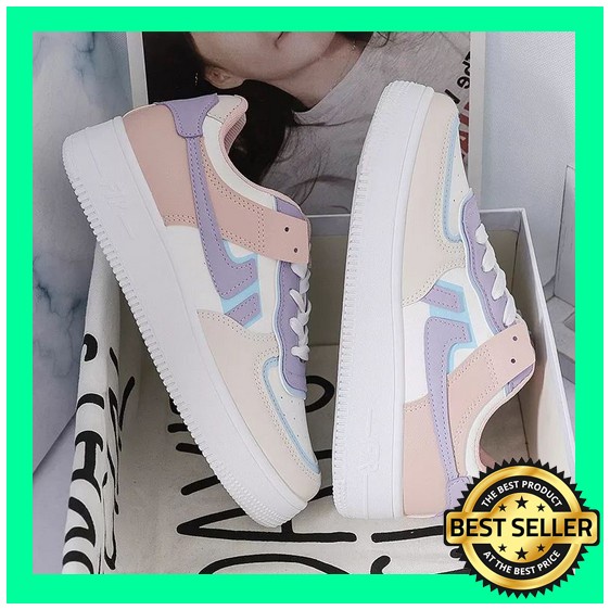 Jual Pvn Sepatu Kets Wanita Kekinian Korea Style Tali Putih Sneakers ...