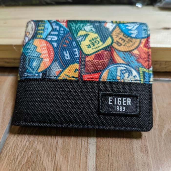 Jual PROMO DOMPET EIGER FLECKEN WALLET LANDSCAPE ORIGINAL - Hitam, CARD ...