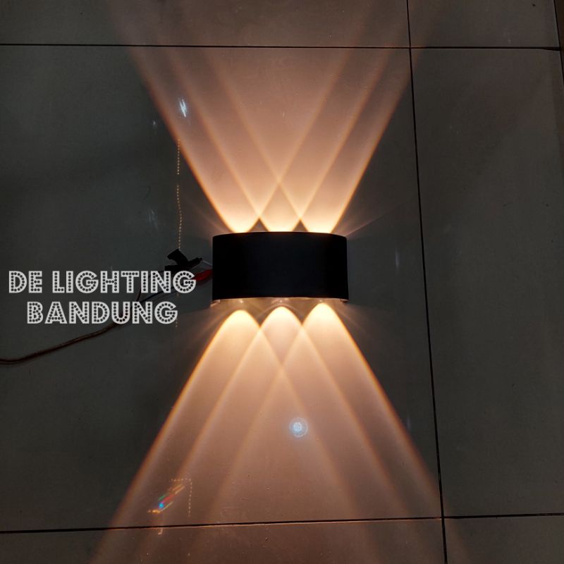 Jual Lampu dinding taman outdoor 2 arah / led wall light minimalis 6 x ...
