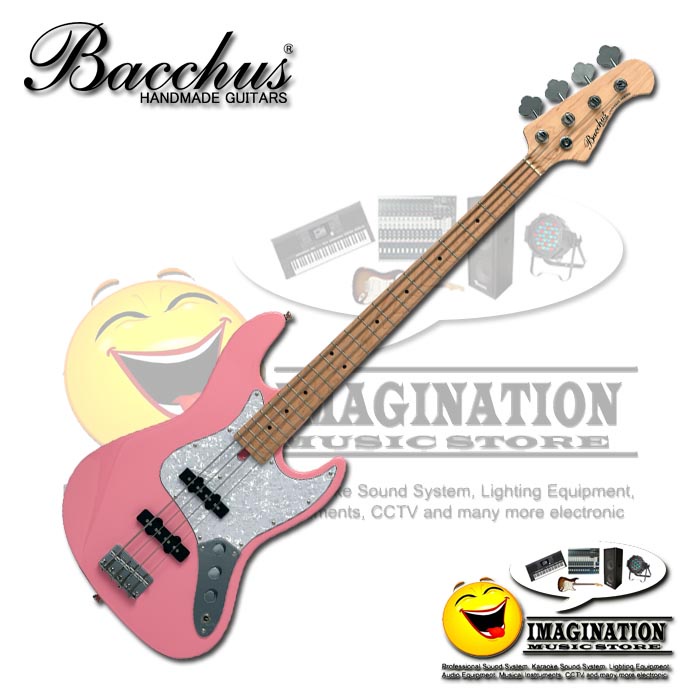 Jual Bacchus WJB-360M Pink Universe Series Jazz Bass Model | Shopee Indonesia