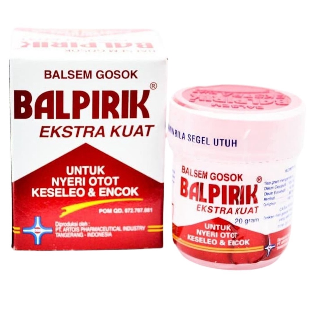 Jual BALSEM BALPIRIK KAYU PUTIH DAN BALSEM BALPIRIK EXTRA STRONG 20GR ...