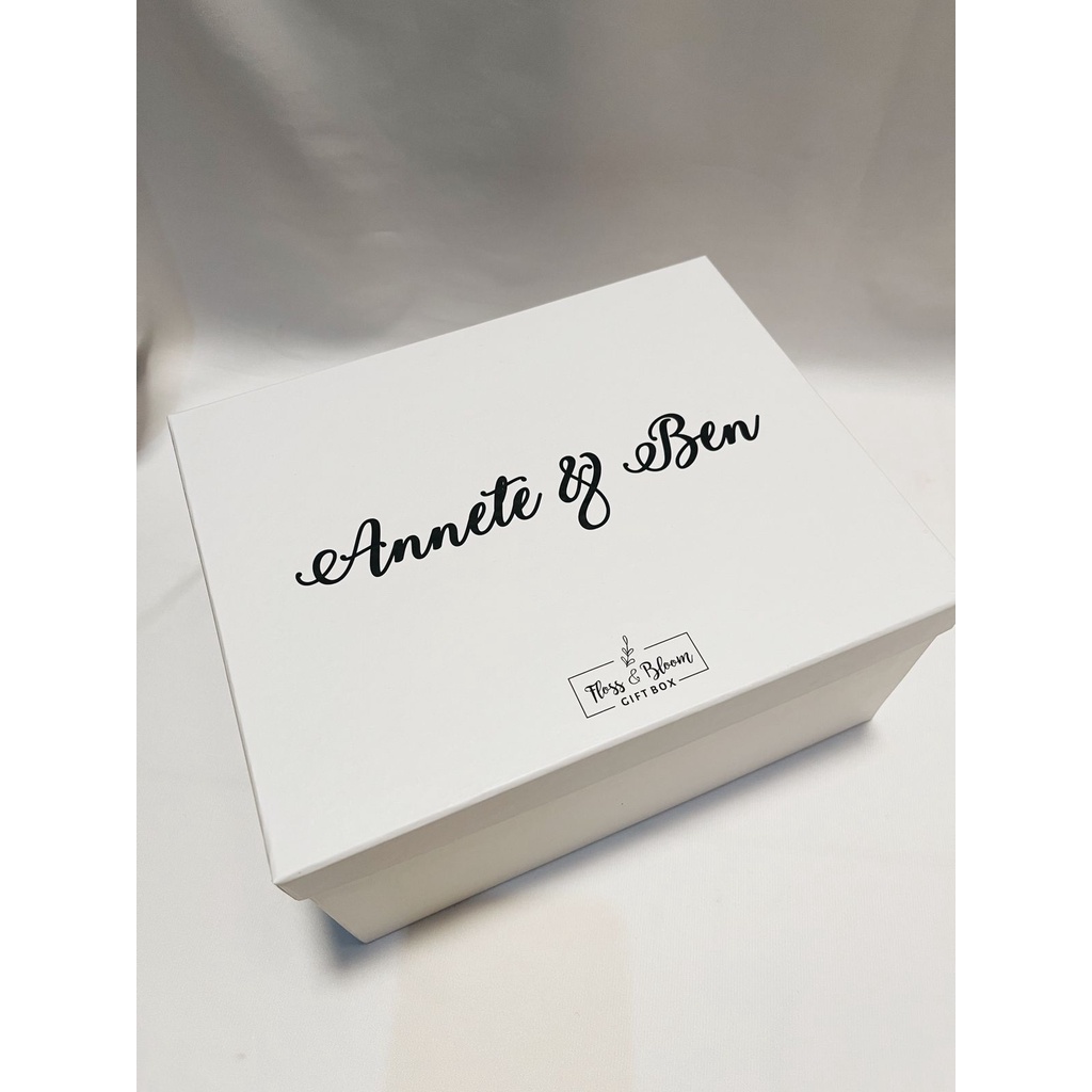 Jual BOX CUSTOM NAMA (BOX TAMBAH NAMA)/BOX FLORAL SERIES | Shopee Indonesia