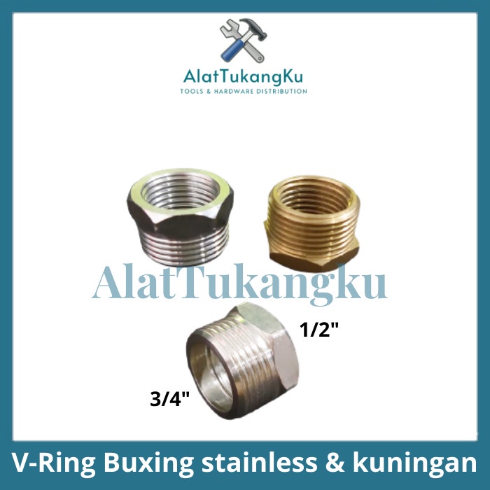 Jual Bushing-Verlop Vlok Ring Stainless & Kuningan-Flugring-Dobel Sok ...