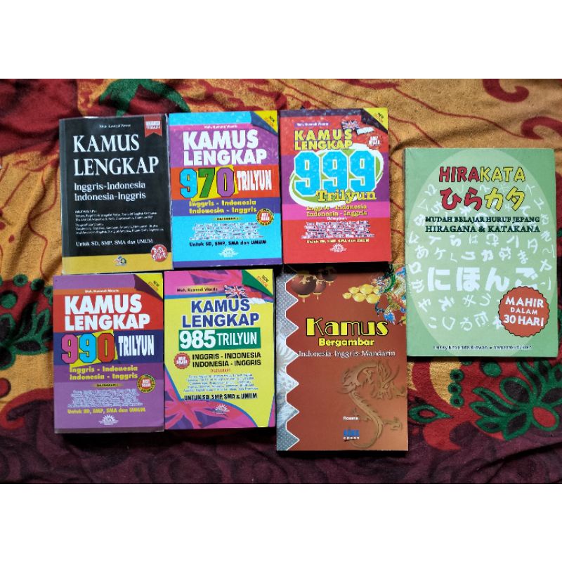 Jual ORIGINAL BUKU KAMUS LENGKAP INGGRIS INDONESIA INDONESIA INGGRIS ...