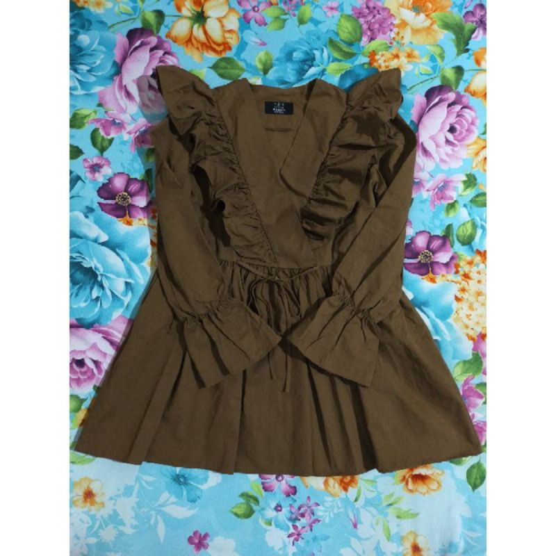 Jual blouse ruffle | Shopee Indonesia