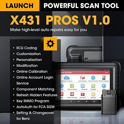Jual LAUNCH X431 PROS V1.0 Sanner mobil, 2022 Bidirectional Scan Tool ...