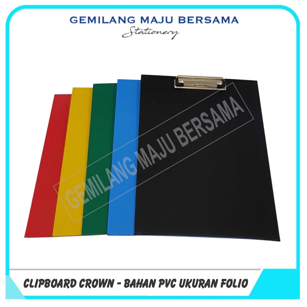 Jual Clipboard Crown Plastik / PVC Folio (F4) | Shopee Indonesia