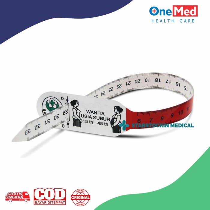 Jual Alat ukur lingkar lengan onemed pita lila | Shopee Indonesia