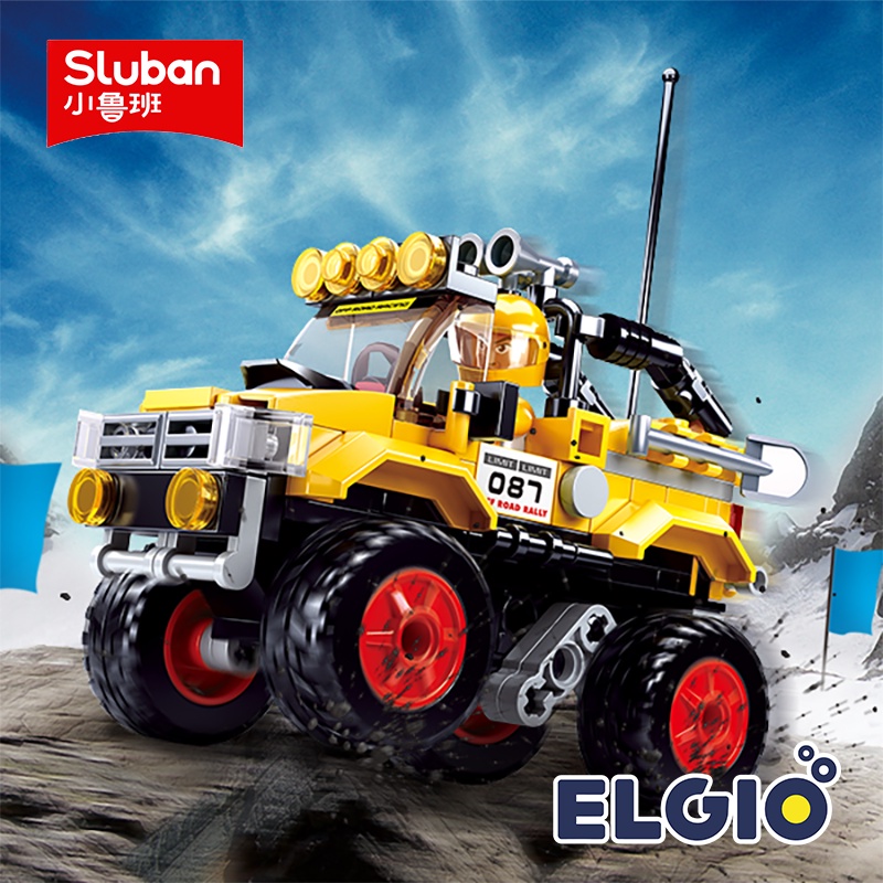 Jual Sluban Bricks Mobil Jeep Offroad B0663A | Shopee Indonesia