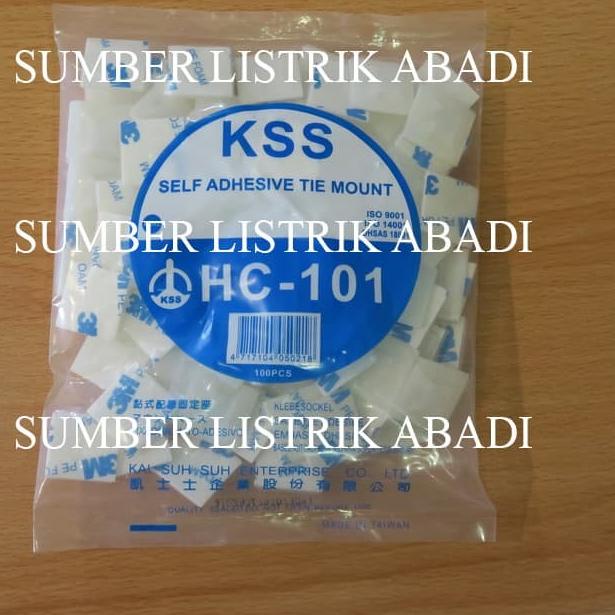 Jual KSS Self Adhesive Tie Mount HC-101 (PEREKAT 3M) | Shopee Indonesia