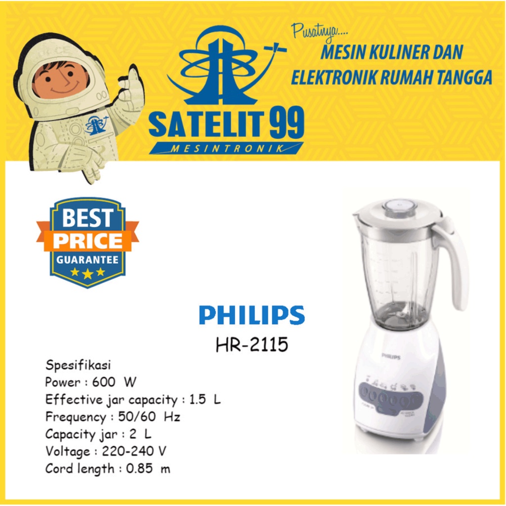 Jual BLENDER PHILIPS HR-2115 (ABU2, HIJAU, BIRU) | Shopee Indonesia