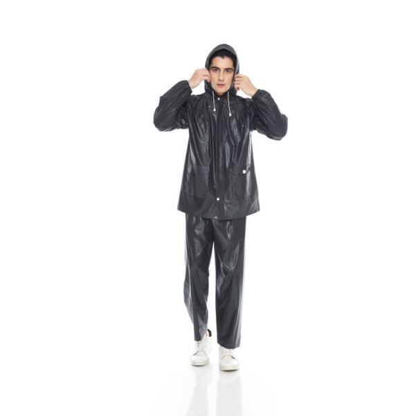 Jual Jas Hujan Setelan Baju Celana Pria Wanita Original Bahan Carbon Bromo Mamba | Shopee Indonesia