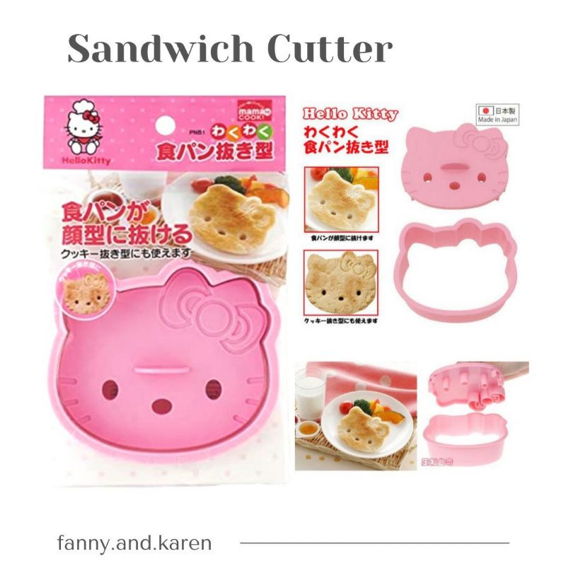 Jual SKATER Sandwich Cutter Bread Cutter Hello Kitty (Cetakan Roti ...