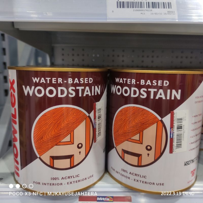Jual Cat Kayu Woodstain Mowilex Waterbased Type Walnut 503 Kinclong 1 ...