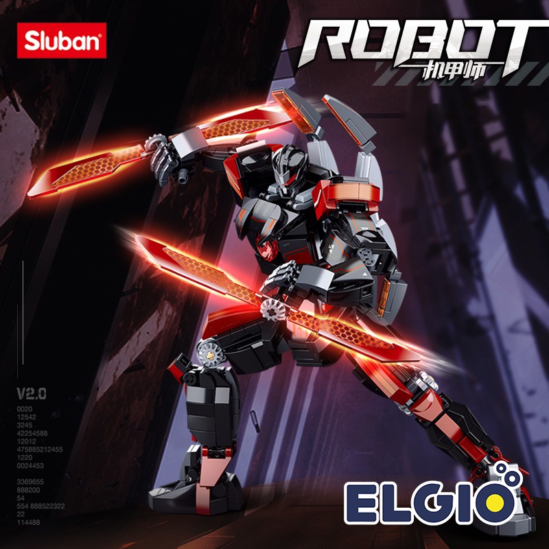 Jual Sluban Bricks Robot Mobile City Alpha SMCA B1120 | Shopee Indonesia