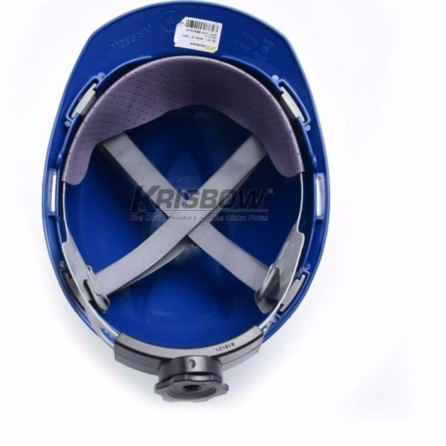 Jual HELM SAFETY BIRU KRISBOW/HELMET FRONT BRIM BLUE/HELM PROYEK ...