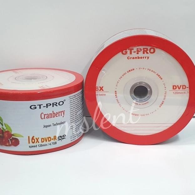 Jual DVD-R GT-Pro 16x Berries Spindle isi 50pcs | Shopee Indonesia