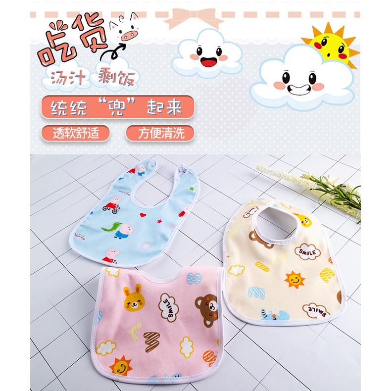 Jual TOKO1234. Crystal Waterproof Bib / Slabber Bayi Waterproof ...