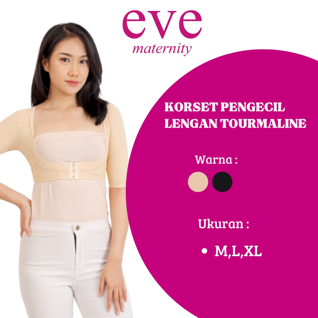 Jual Eva Maternity Slimming Arm Shapper Tourmaline Hot Stone Pengecil Lengan Pelangsing Lengan ...