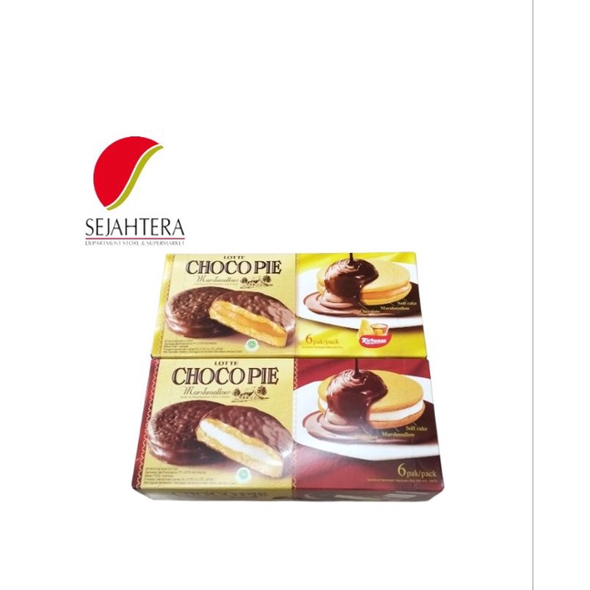 Jual Lotte Choco pie isi 6pcs 168gr | Shopee Indonesia