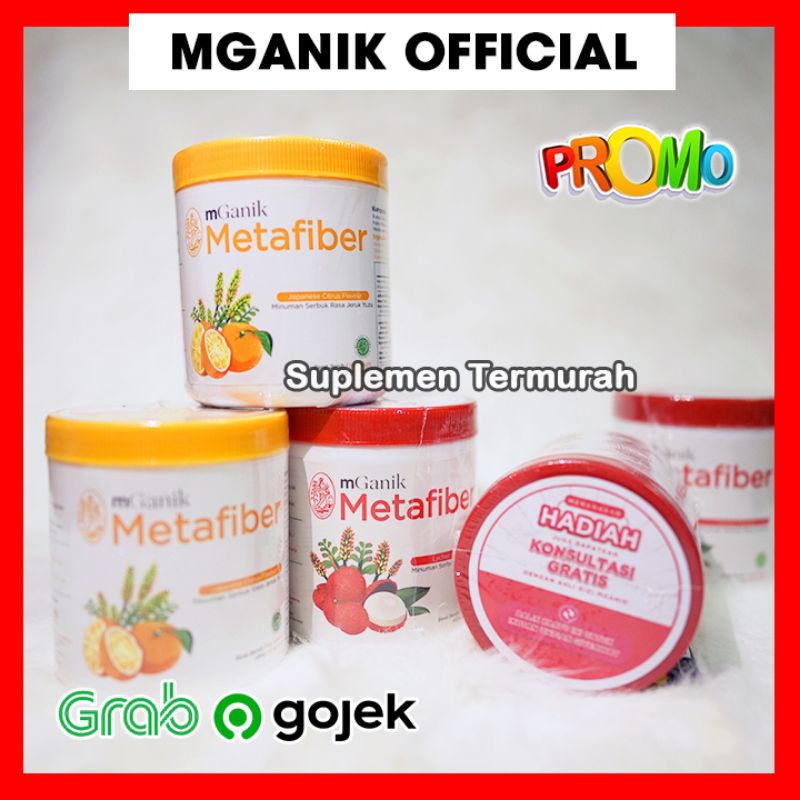 Jual MGanik M Ganik Metafiber Meta Fiber 42 serving 42serv BPOM Halal ...