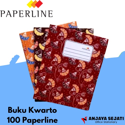Jual Buku Kwarto / Quarto | Buku Hard Cover Kuarto 100 Paperline ...