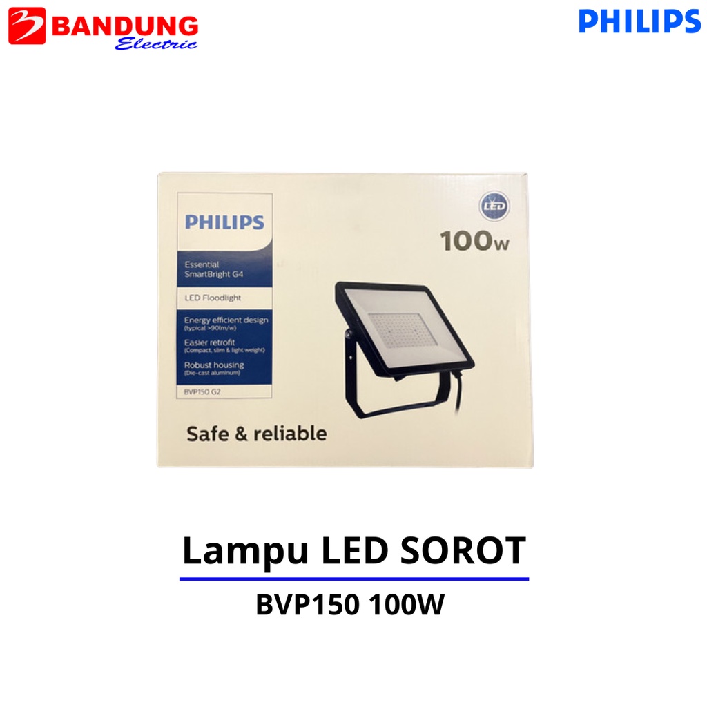 Jual lampu SOROT LED BVP150 100W Philips | Shopee Indonesia