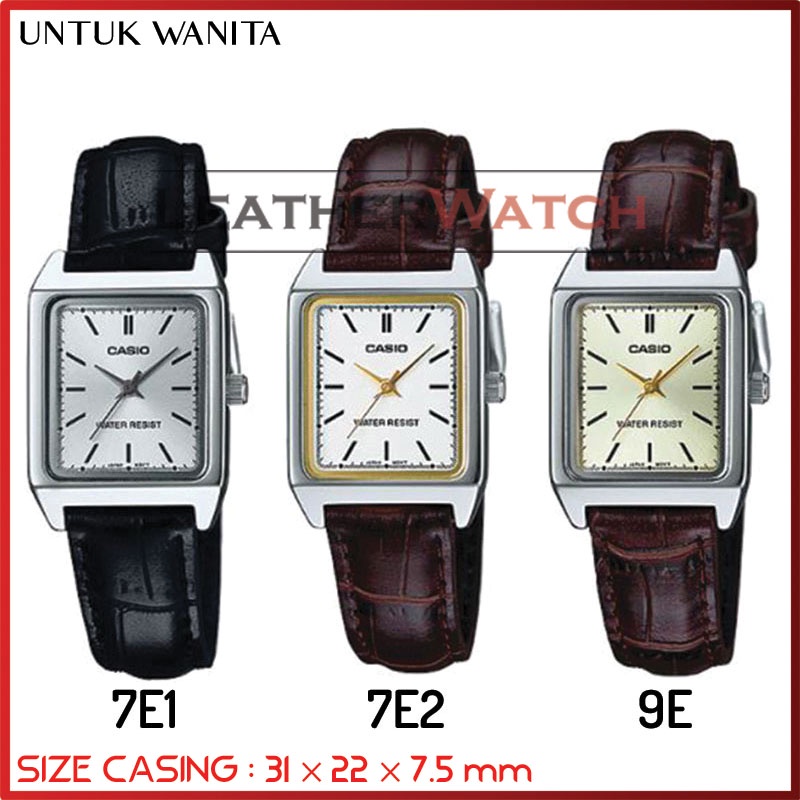 Jual Casio LTP-V007 E Series : Jam Tangan Wanita Kulit Original ...