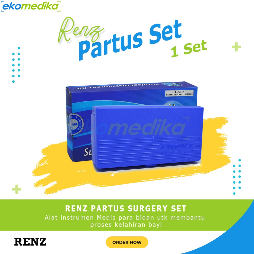 Jual Partus Set RENZ Partus Midwifery Kit RENZ SURGICAL INSTRUMENT KIT ...