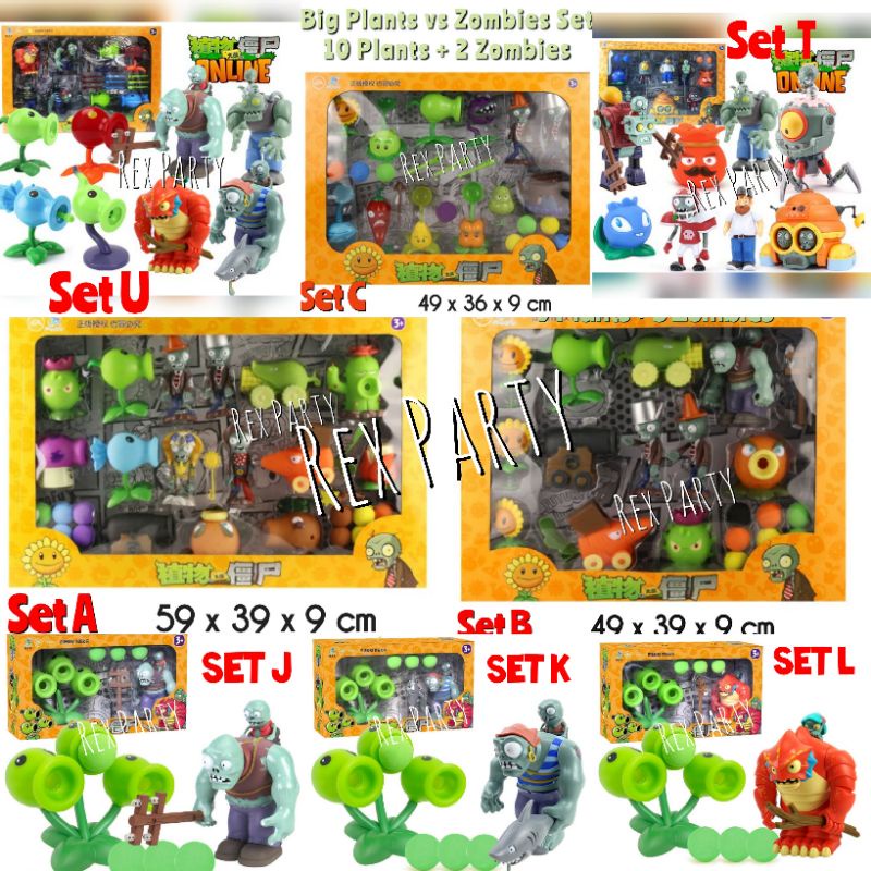 Jual Toys4Us - Plants vs Zombies/Mainan Plants vs zombies besar/ Plants vs Zombies Set/Plants vs ...