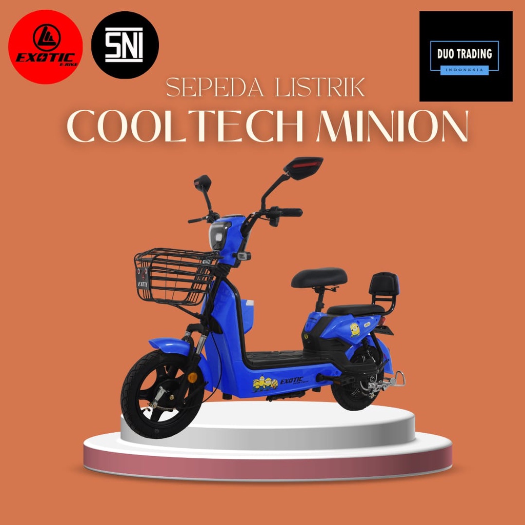 Jual Pacific Exotic Cooltech Minion Sepeda Listrik selis COOL TECH ...