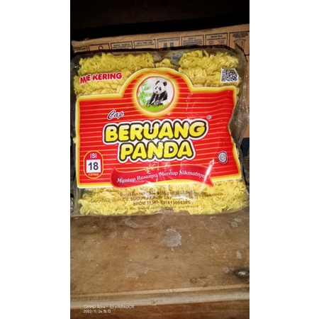 Jual Mie kering merk beruang panda isi 18biji/mie becek/mie murah ...