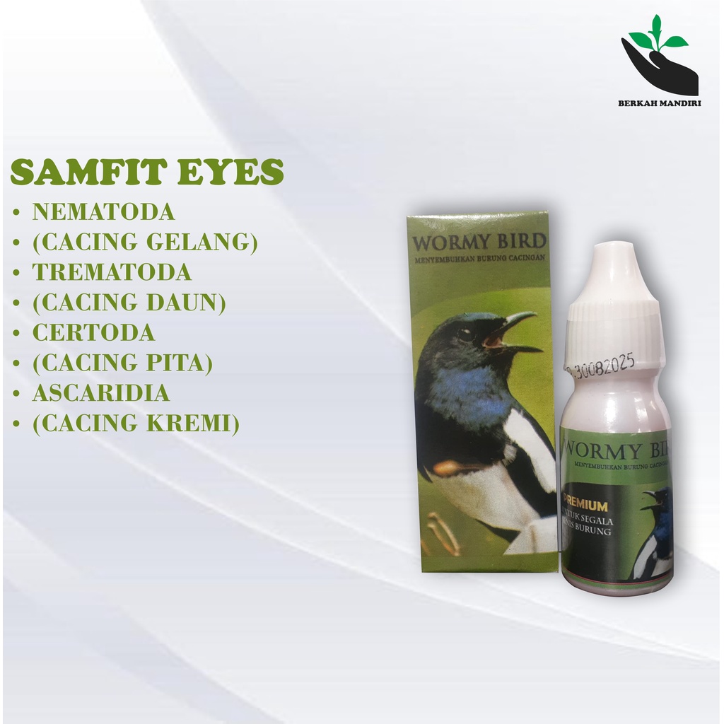 Jual WORMY BIRD - Obat Cacing Untuk Segala Jenis Burung | Shopee Indonesia