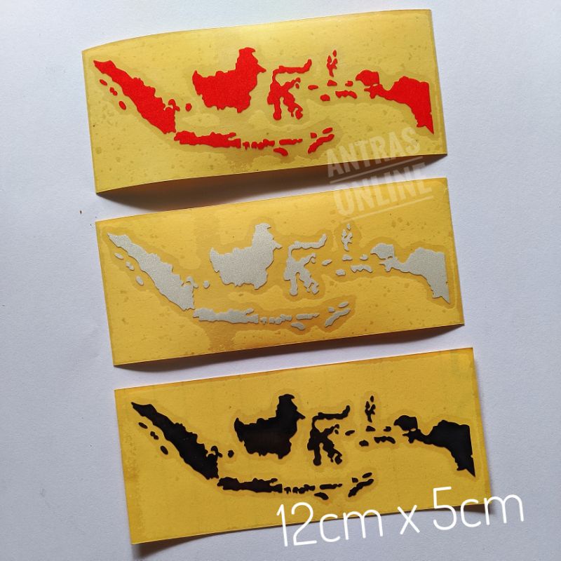 Jual stiker peta indonesia stiker cutting peta indonesia sticker motor ...