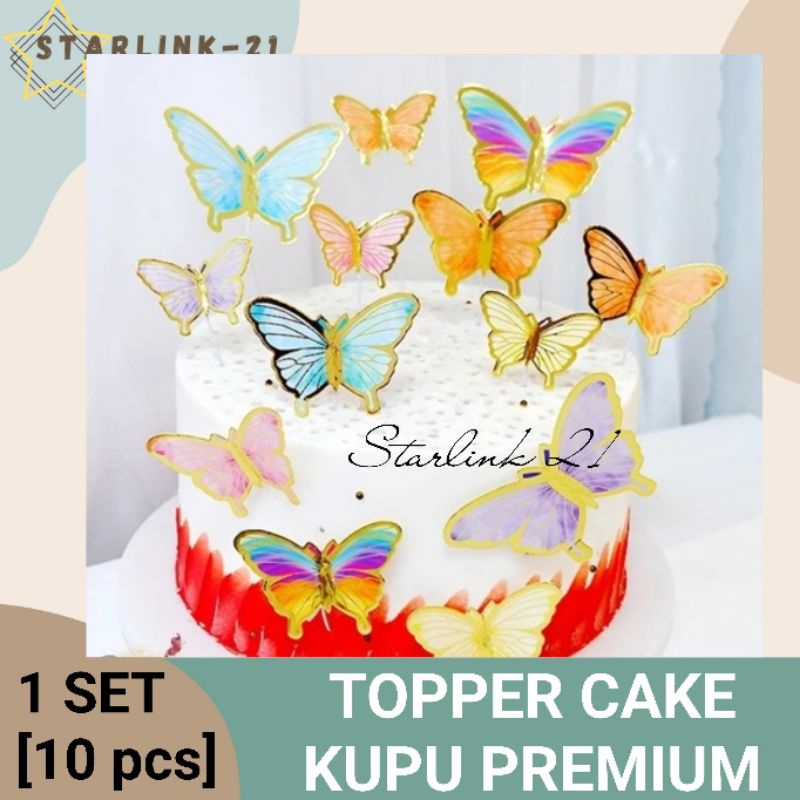 Jual TOPPER KUPU KUPU | NEW EDITION Topper Cake Butterfly Dekor Kue ...