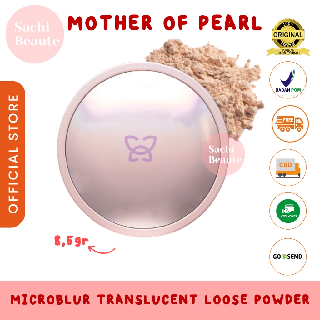 Jual MOP Mother Of Pearl - Microblur Translucent Loose Powder Menghaluskan Tampilan Wajah ...