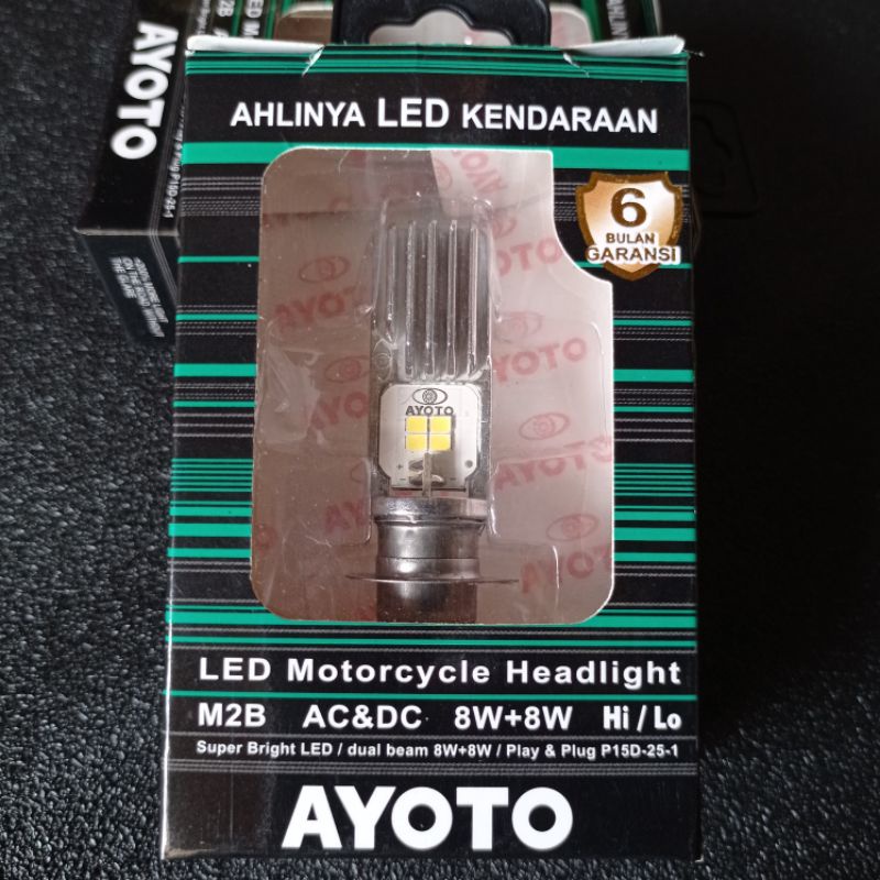 Jual BOHLAM LAMPU MOTOR LED AYOTO M2B AC&DC | Shopee Indonesia