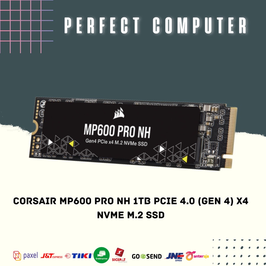 Jual CORSAIR MP600 PRO NH 1TB PCIe 4.0 (Gen 4) x4 NVMe M.2 SSD | Shopee ...