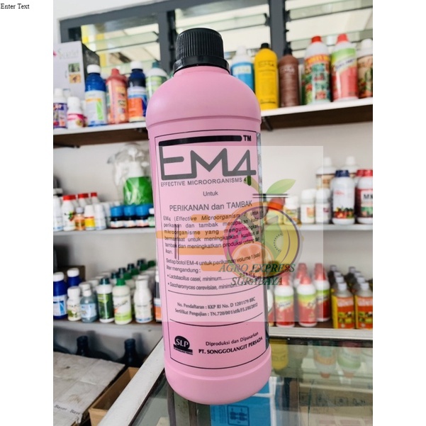 Jual EFFECTIVE MICROORGANISMS 4 EM4 1 liter untuk IKAN | Shopee Indonesia