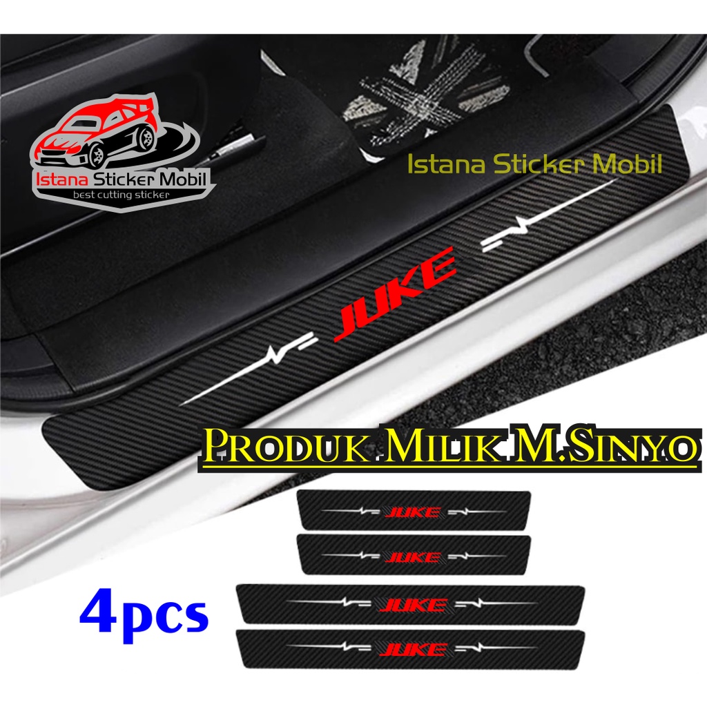 Jual stiker mobil juke pengaman karbon 3d sticker mobil nissan juke ...