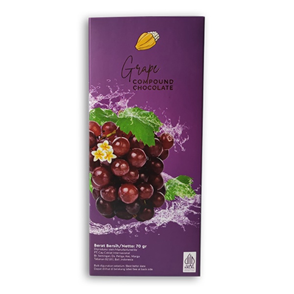 Jual Cocoa Land - Grape Chocolate Compound - 70 g | Shopee Indonesia