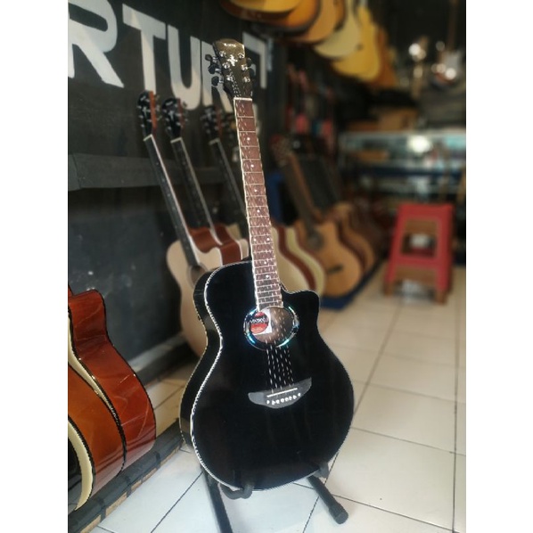 Jual Gitar Akustik Yamaha Apx 500 Custom Black | Shopee Indonesia