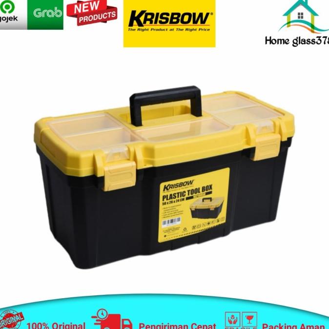 Jual Kotak Perkakas Krisbow Tool Box 50X26X24/Toolbox/Kotak Tools ...